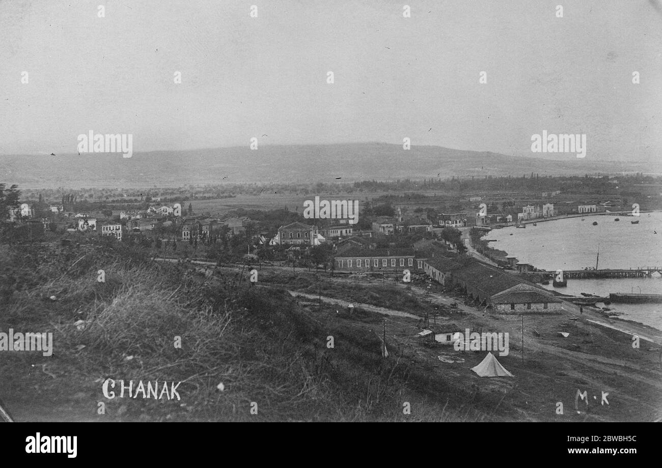 Turks In British Lines Çanakkale It is reported that the Turkish ...