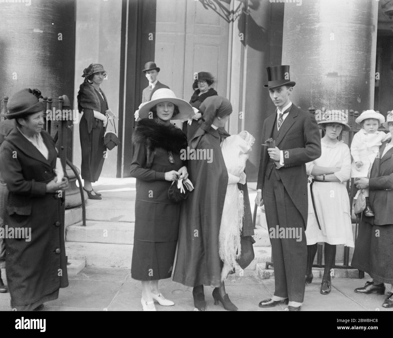 Lord and Lady Foley 's son christened . Lord and Lady Foley with their ...