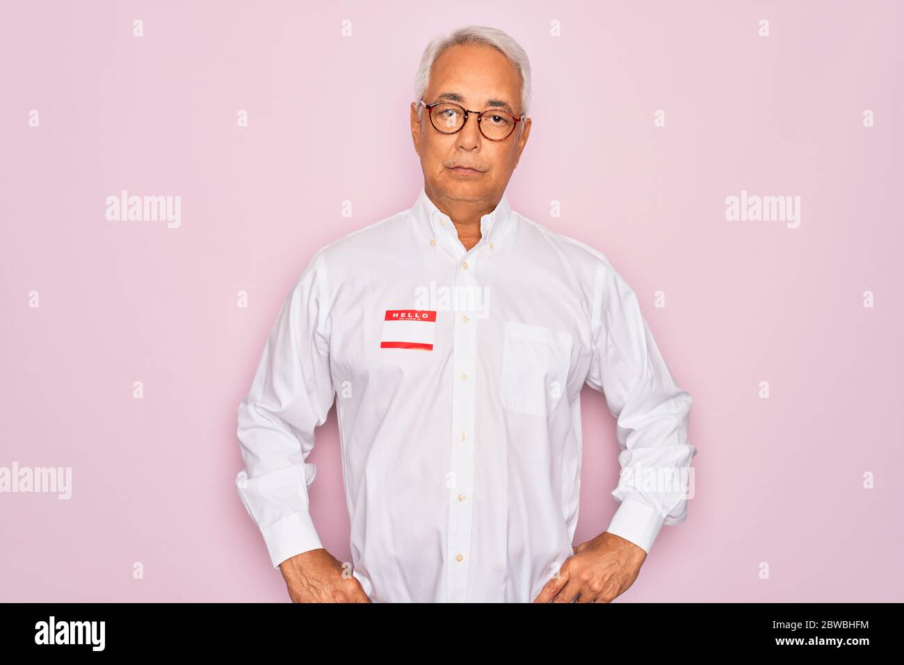 Man thinking isolated label hi-res stock photography and images - Alamy