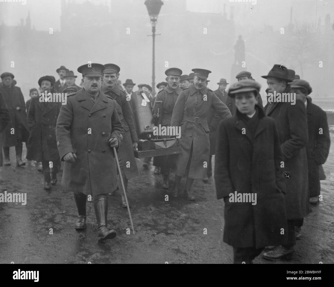Scene in the neighbourhood of the great explosion 23 January 1917 Stock ...
