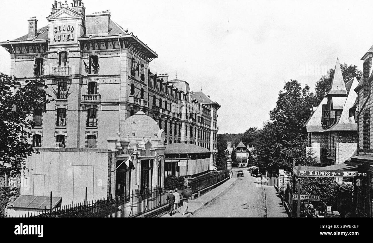 Where Lord Curzon is recuperating . Bagnoles de L' Orne , The Grand ...