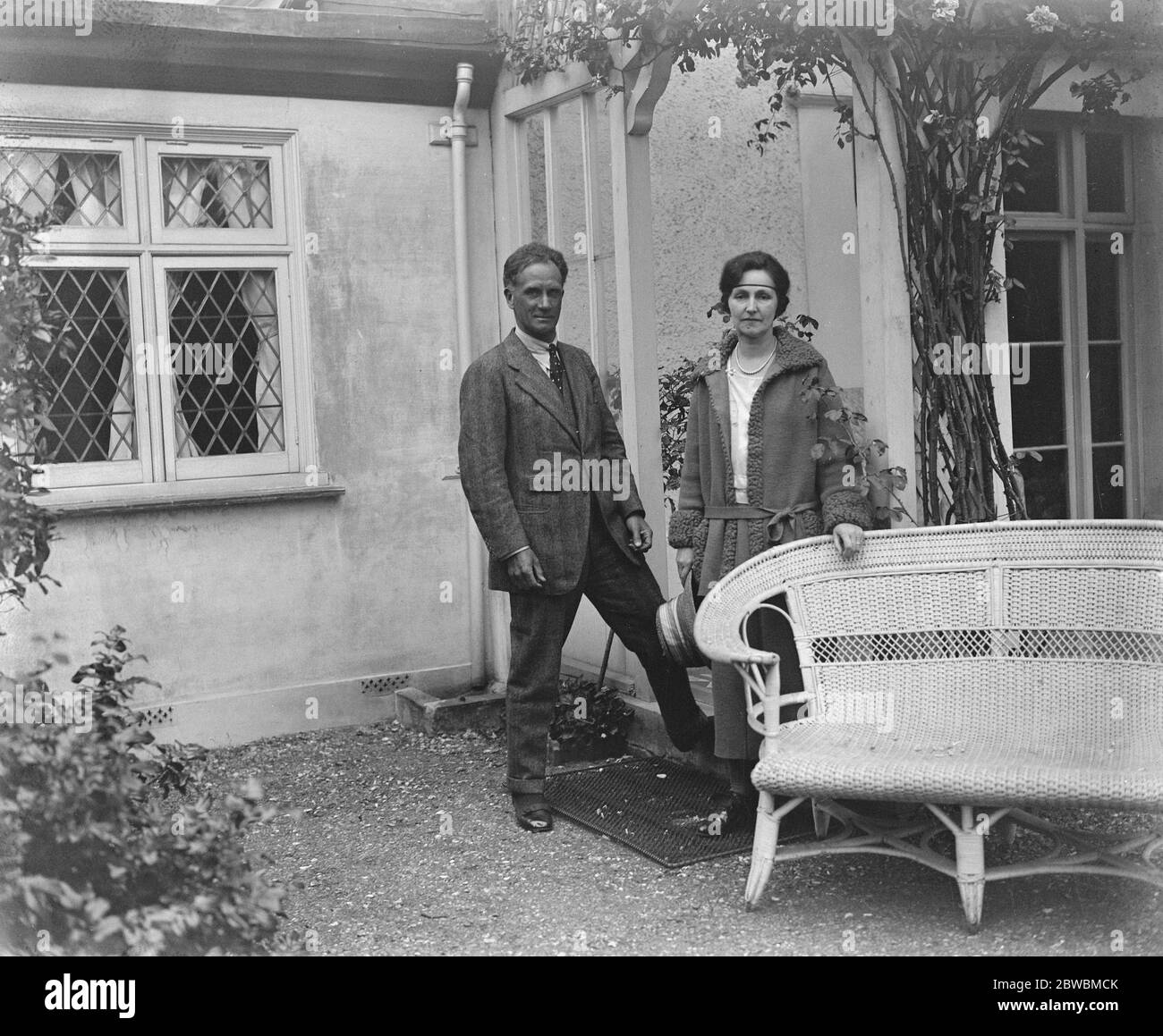 Sir Herbert Barker ( The Famous Manipulative Surgeon ) with Lady Barker ...