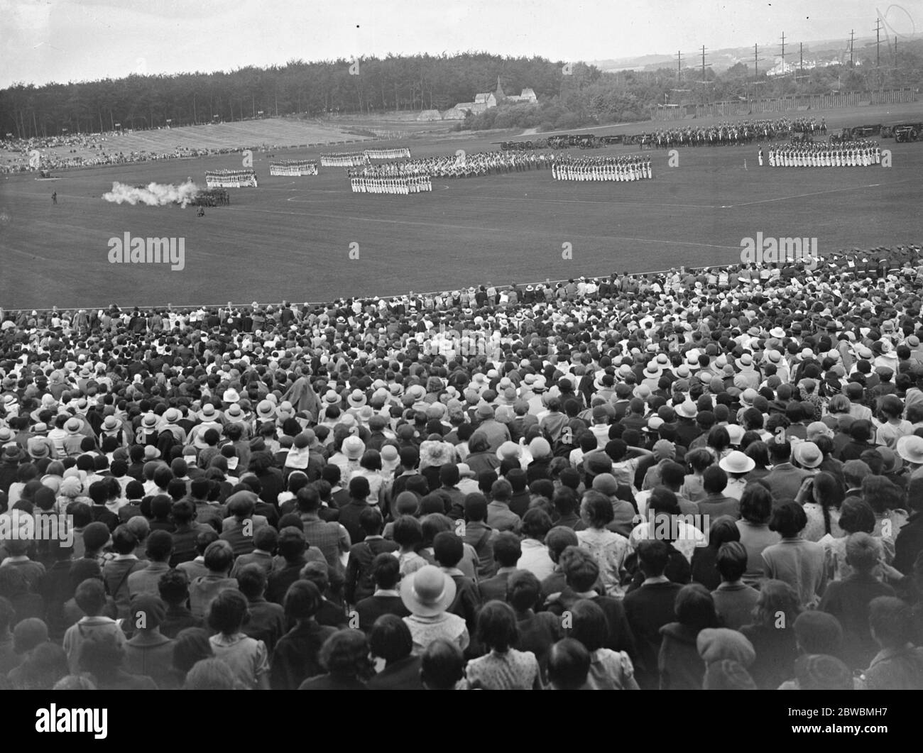 The scene in the Rushmoor arena , Aldershot , Hampshire , during the ...