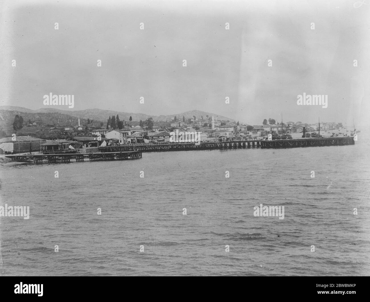 Where the Armistice Conference Met This view of Mudanya of Turkey from ...