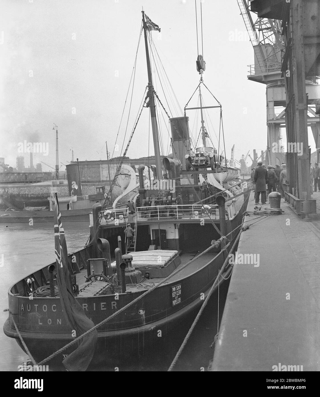 The southern railway motor carrying vessel ' autocarrier ' 30 March ...