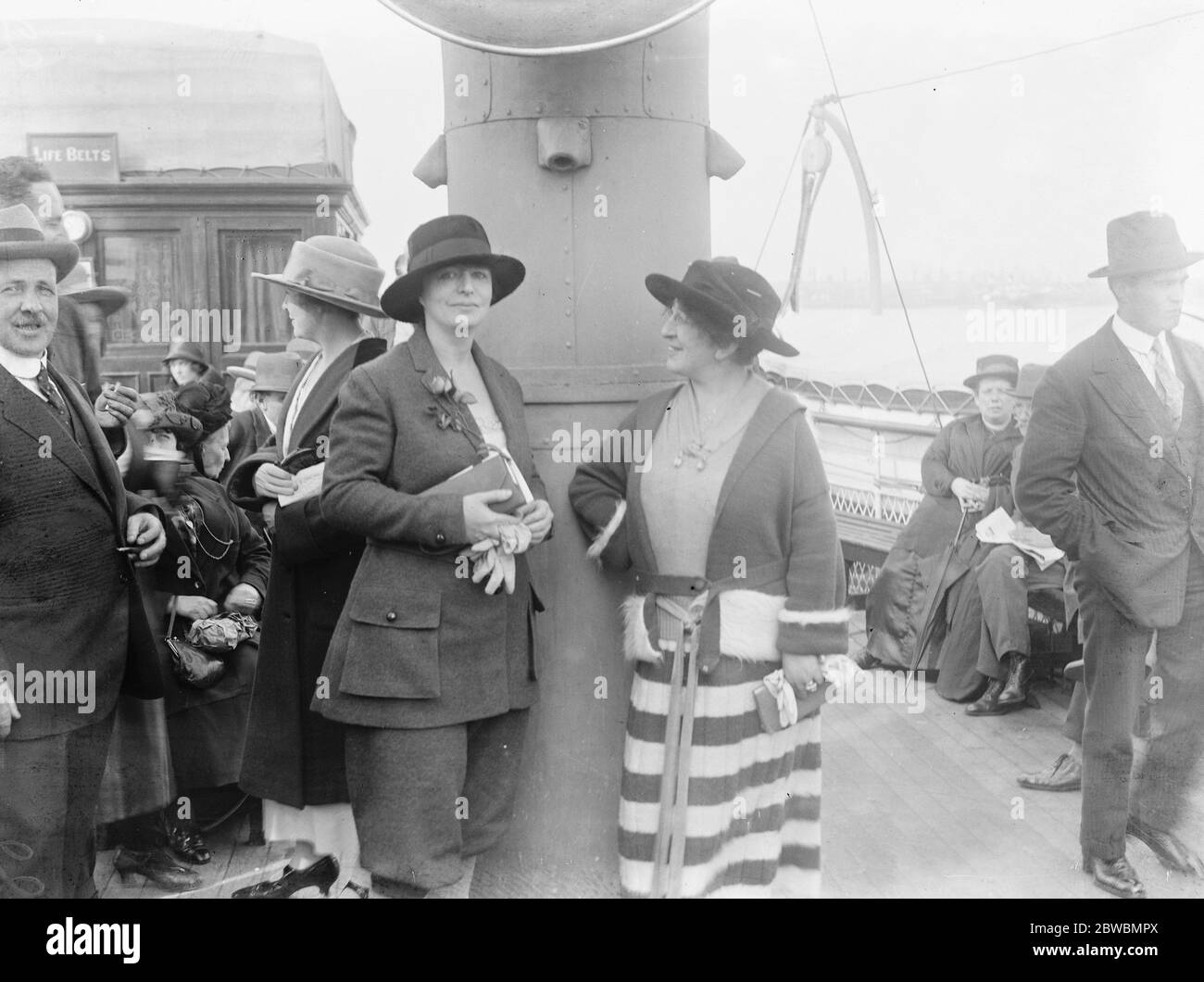 River trip to Margate on the ' Royal Soveriegn ' Miss Jane Burr and ...