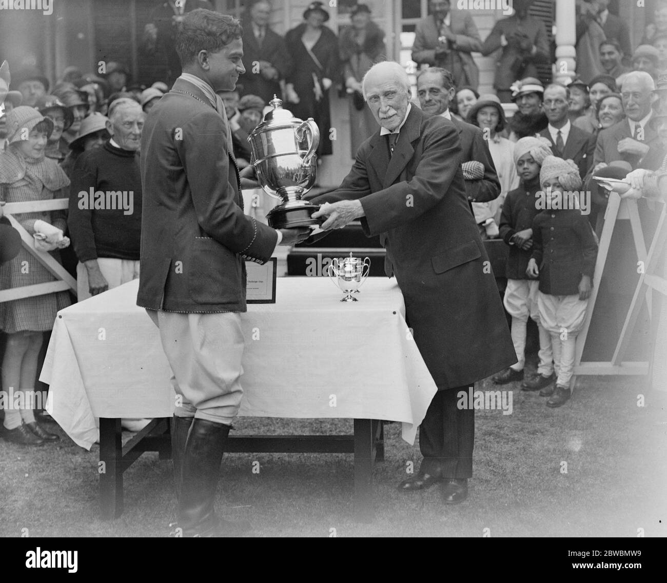 Ranelagh farm polo club . Jaipur versus Osmaston in the final of the ...