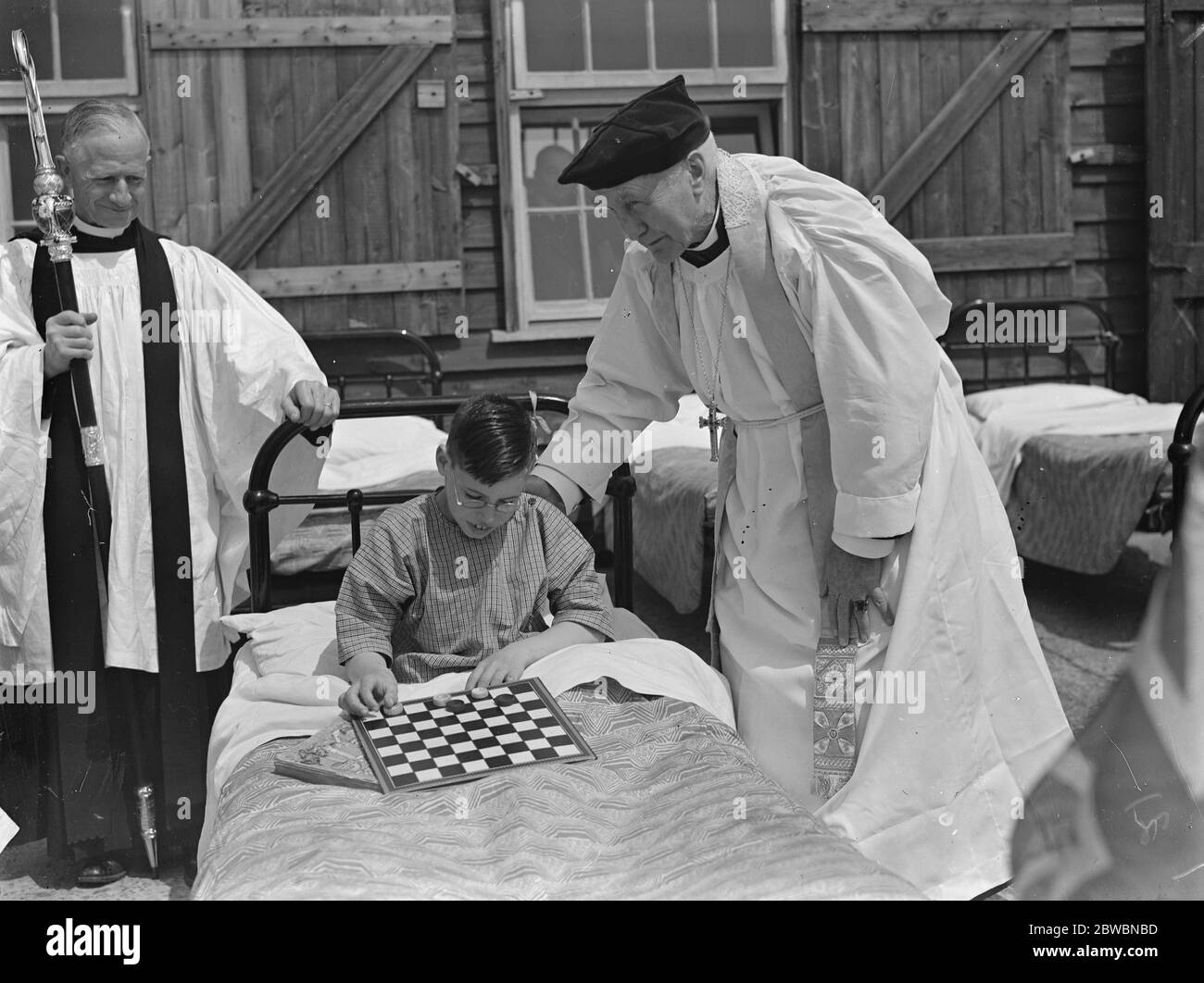 Bishop of London ( Arthur Winnington-Ingram ) with one of the little ...