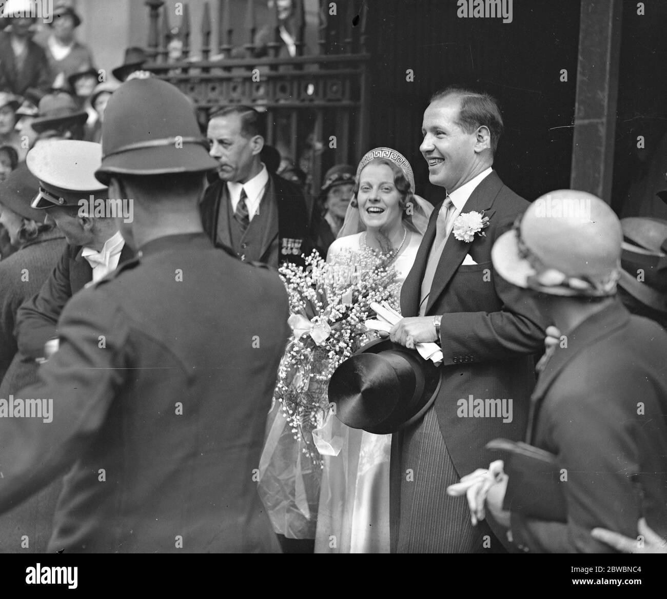 The wedding of Mr Paul Willert and the Honourable Brenda Pearson ...