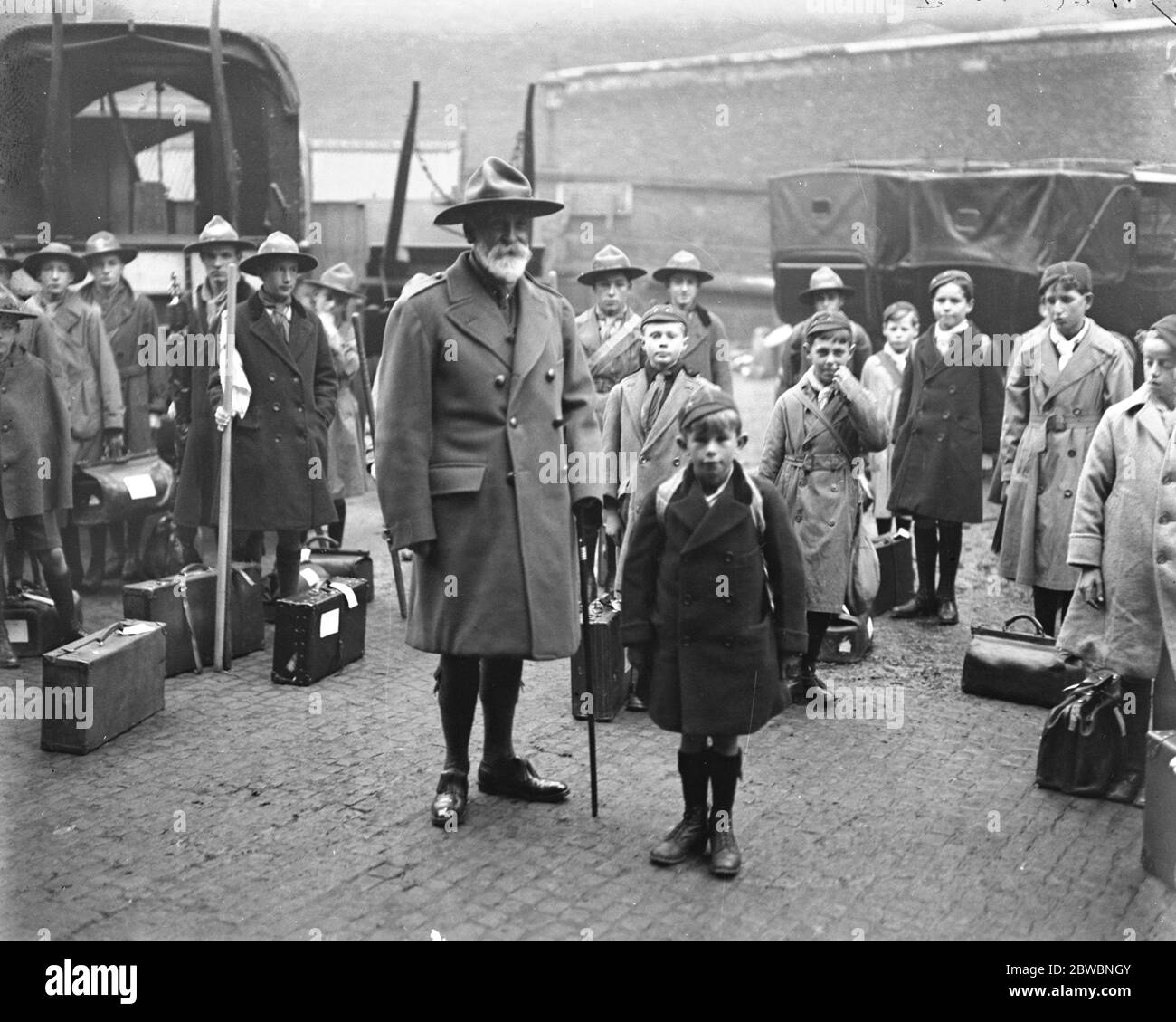 Irish scouts and cubs arrive in London for Saturday ' s great rally The ...