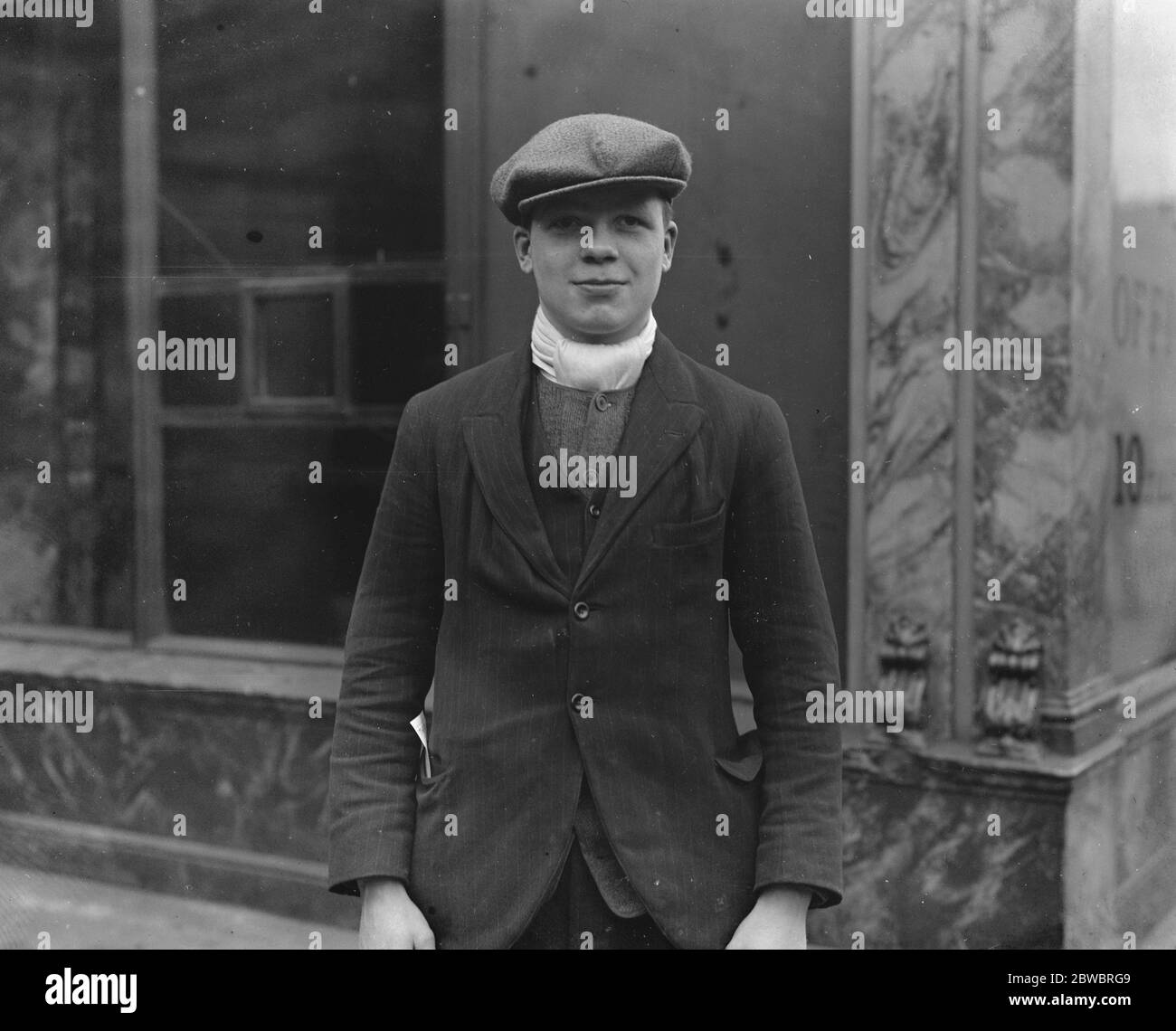 Fred Lusby , the boxer . 27 January 1926 Stock Photo - Alamy