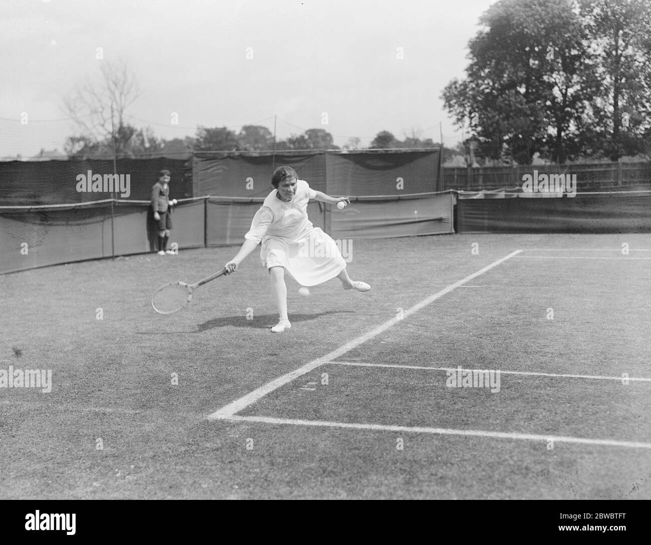 Middlesex championship tennis semi finals at Chiswick . Miss Ryan ...