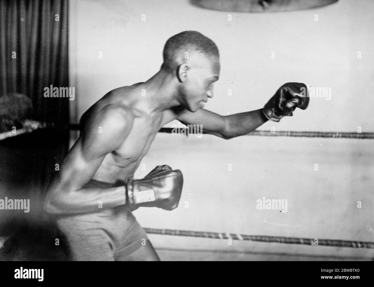 Al Brown . Posed , sparring . 1927 Stock Photo - Alamy