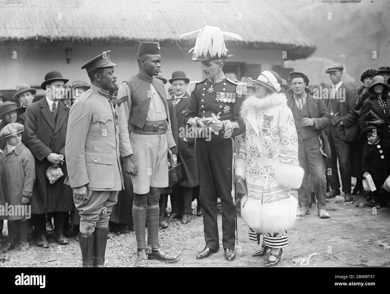 The opening day of the British empire exhibition Sir Gordon and Lady ...