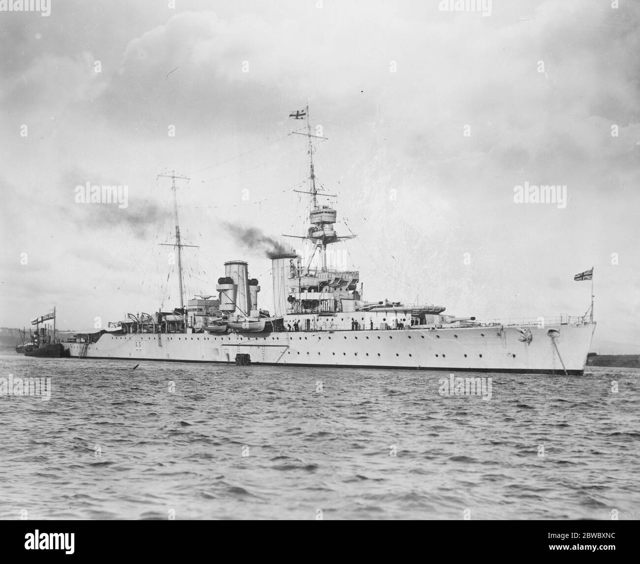 HMS Frobisher was a Hawkins-class heavy cruiser . 19 January 1927 Stock ...