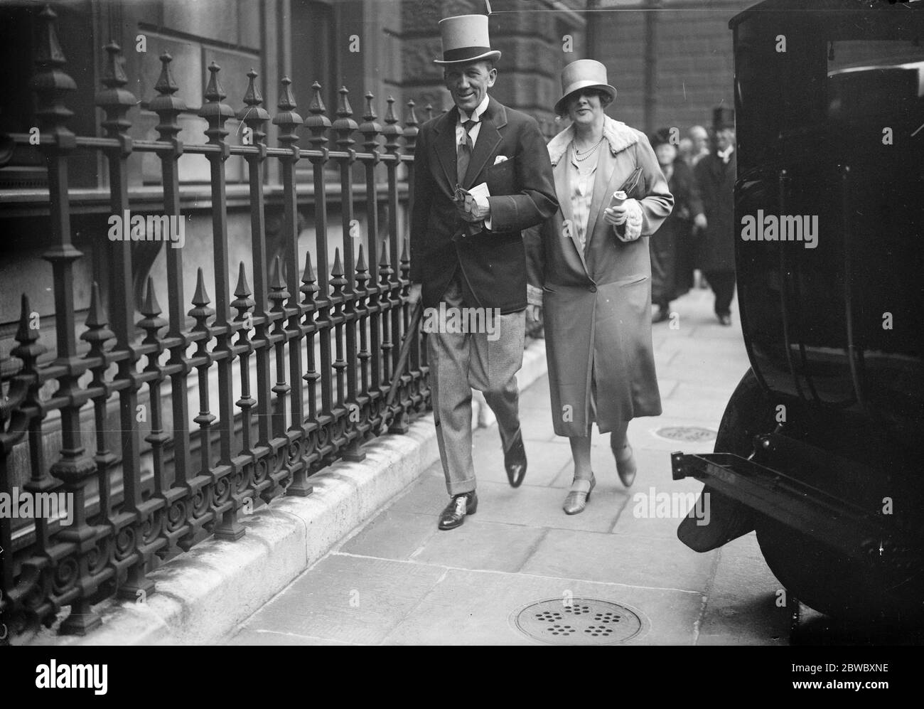 Private view day at the Royal Academy . Sir Gerald and Lady du Maurier ...