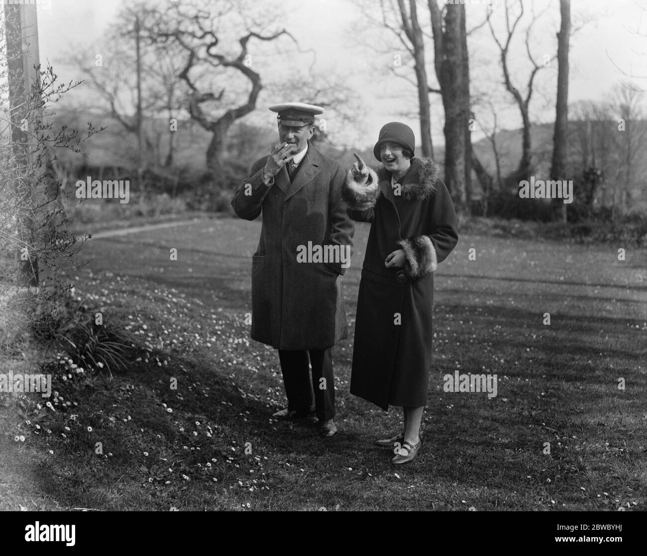 Senatore Marconi 's visit to Cornwall . Senatore Marconi and Miss ...