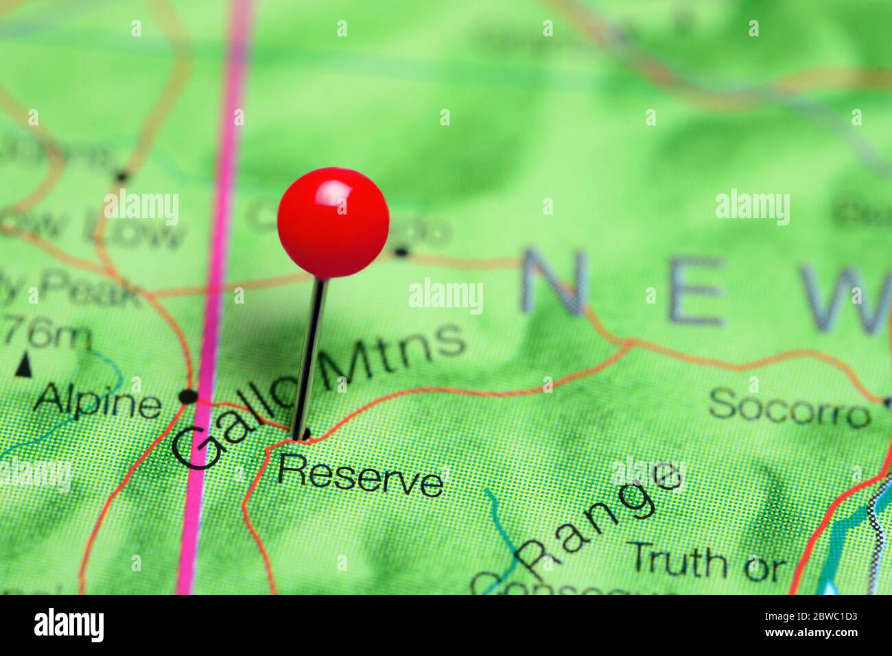 Reserve map hi-res stock photography and images - Alamy