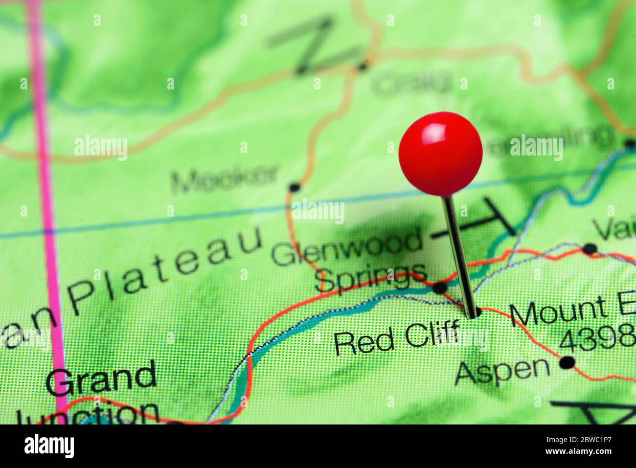 Red map hi-res stock photography and images - Alamy
