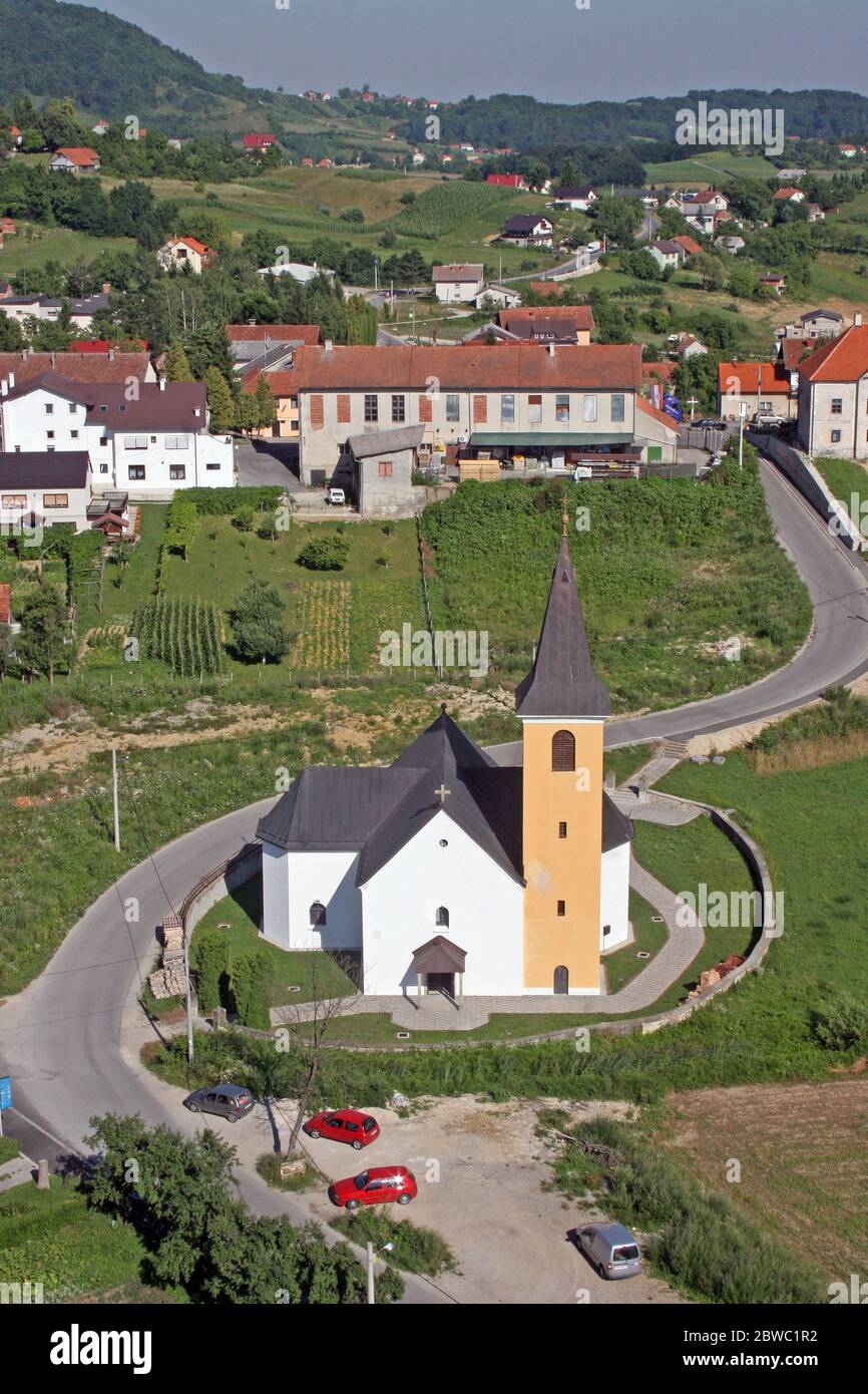 Parish Church of the Holy Trinity in Radoboj, Croatia Stock Photo - Alamy
