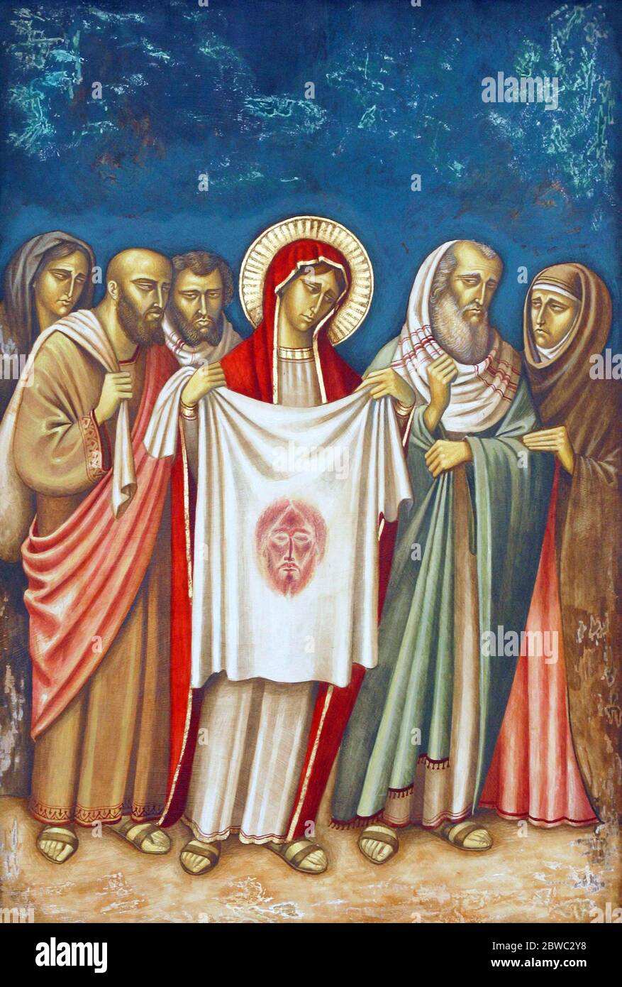 6th Stations of the Cross, Veronica wipes the face of Jesus, parish ...