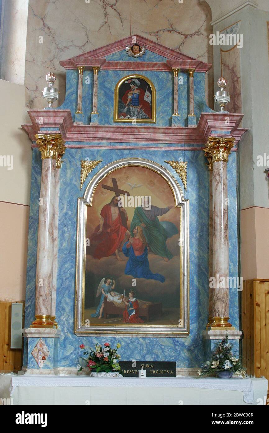 Holy Trinity Altar in the Parish Church of the Assumption of the Virgin ...