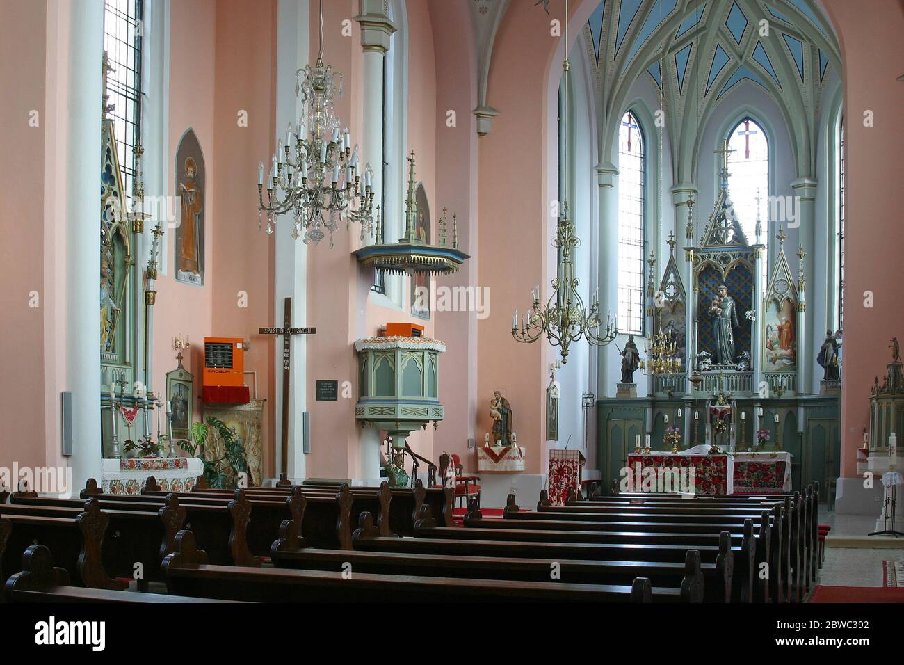 Parish Church of St. Anthony of Padua in Voloder, Croatia Stock Photo ...