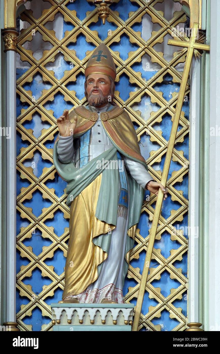 St. Valentine, altar in the parish church of St. Anthony of Padua in ...