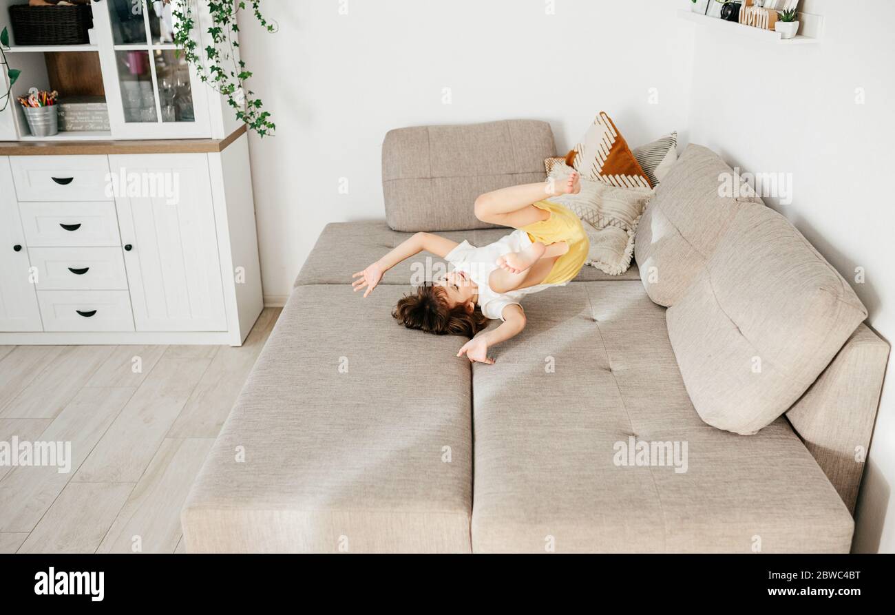 Gymnastics at home hi-res stock photography and images - Alamy