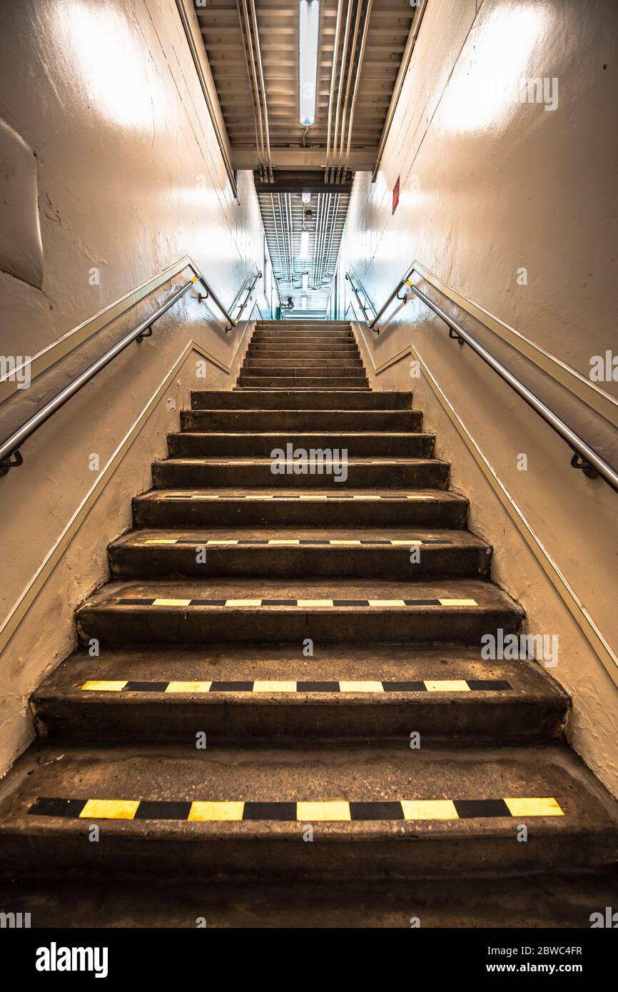 Underground passage at a train station Stock Photo - Alamy