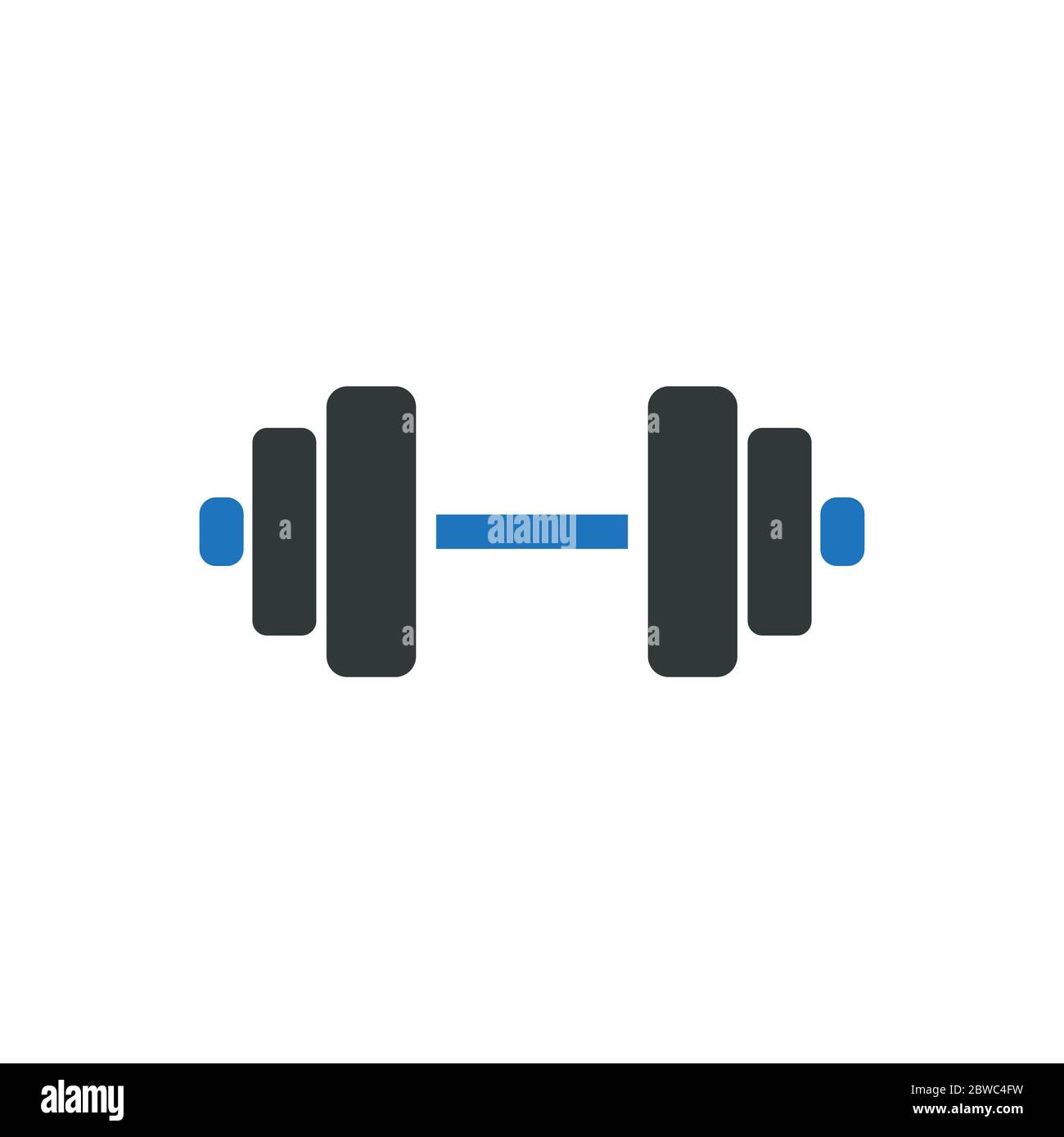 Dumbbell icon hi-res stock photography and images - Alamy