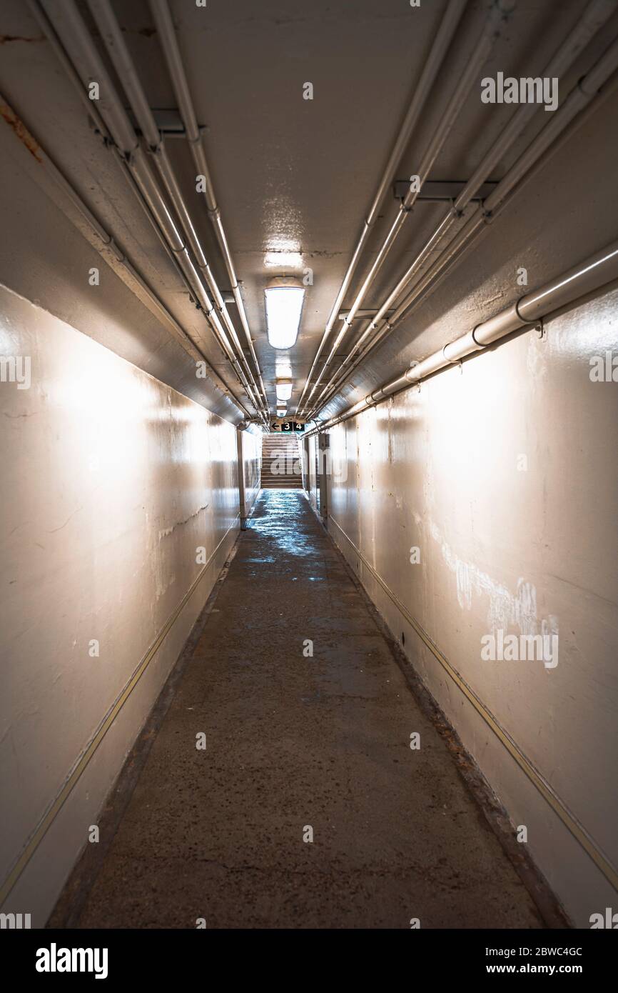 Narrow underground passage hi-res stock photography and images - Alamy
