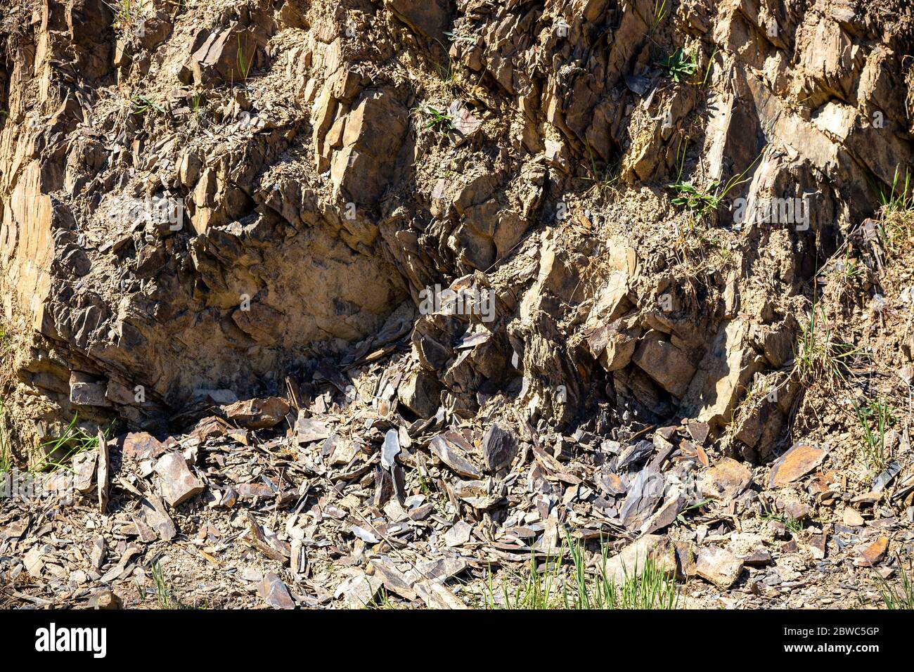 Shillet is the most common soil type it is a hi-res stock photography ...