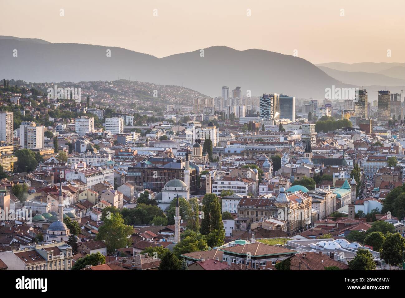 Sarajevo sunset sarajevo bosnia sarajevo hi-res stock photography and ...