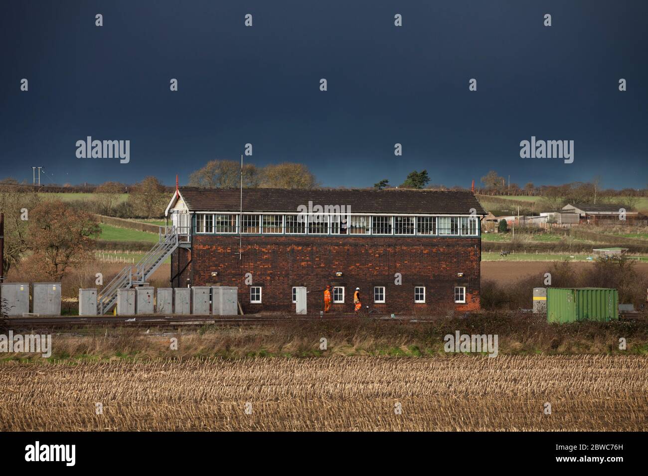 Tall signalbox hi-res stock photography and images - Alamy