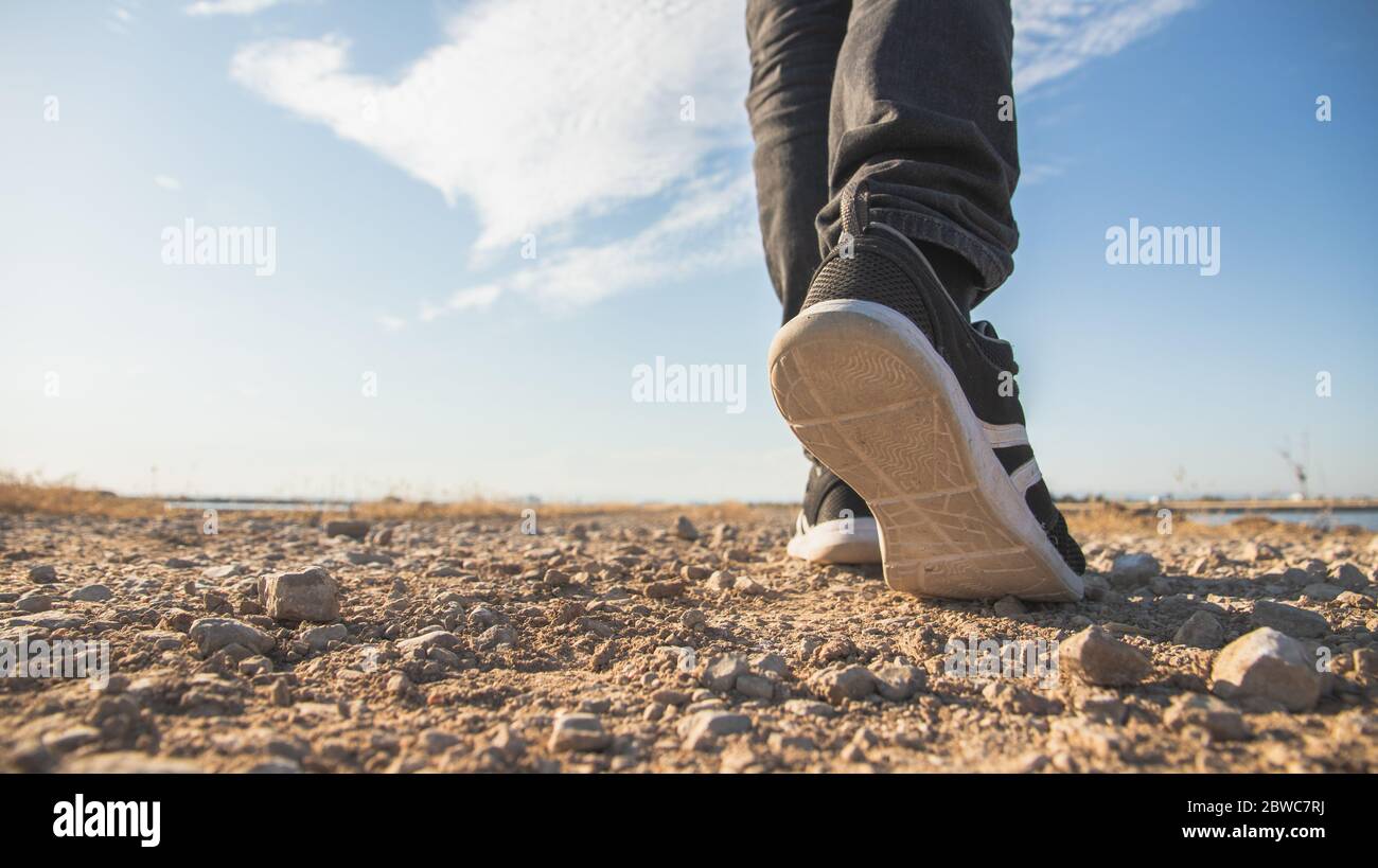 Feet up legs outstretched hi-res stock photography and images - Alamy