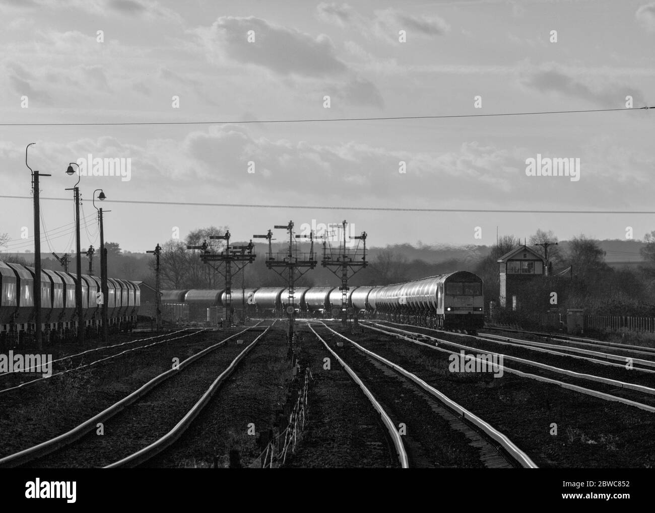 Heavy haulage locomotive Black and White Stock Photos & Images - Alamy