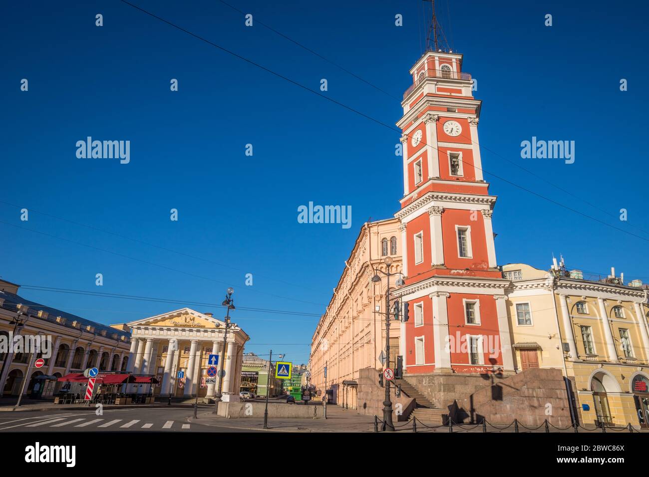 St petersburg tower hi-res stock photography and images - Alamy