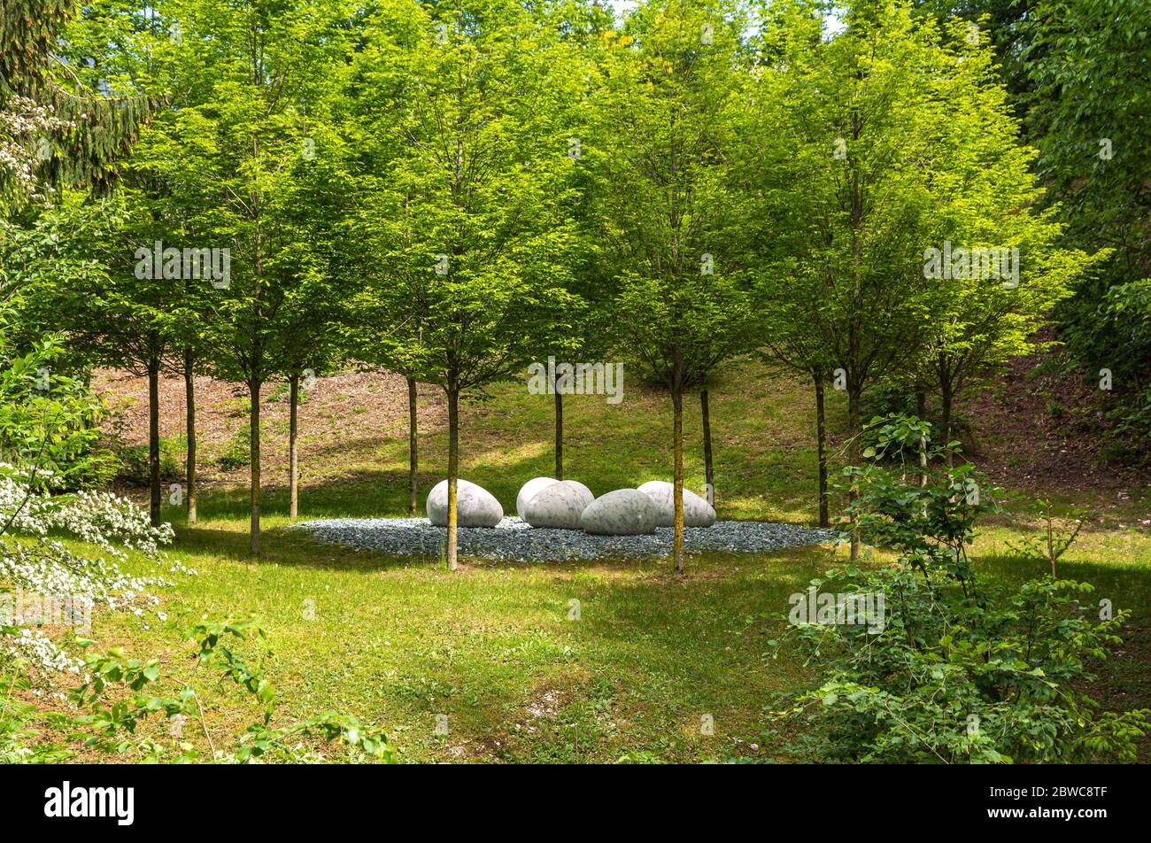 Arte Sella wood works in the nature in Trentino Alto Adige, Borgo ...