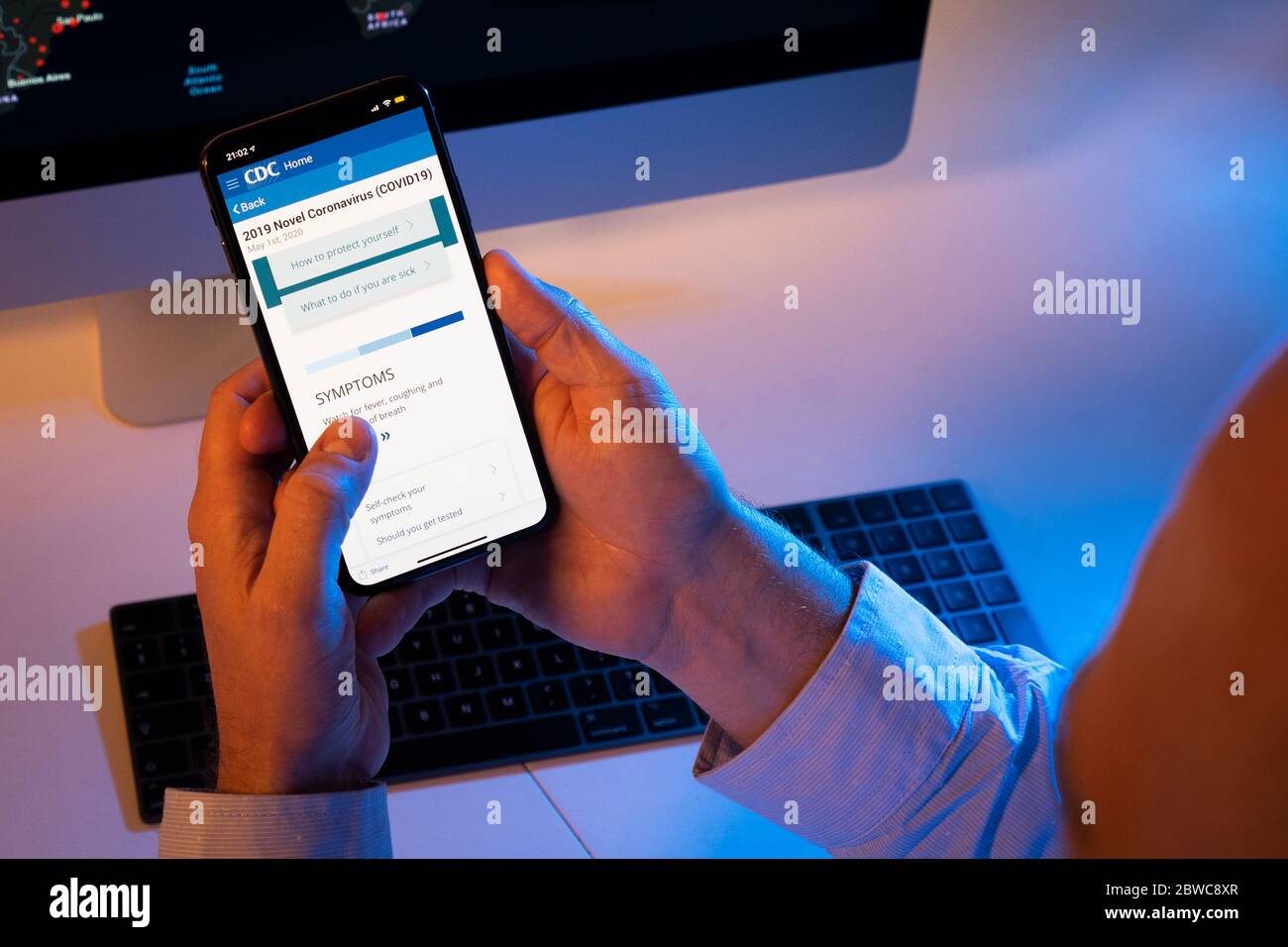Mobile phone control center hi-res stock photography and images - Alamy
