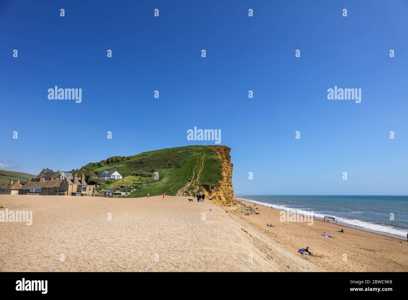 Jurassic coast cliff and beach in West Bay, Dorset, UK Stock Photo - Alamy