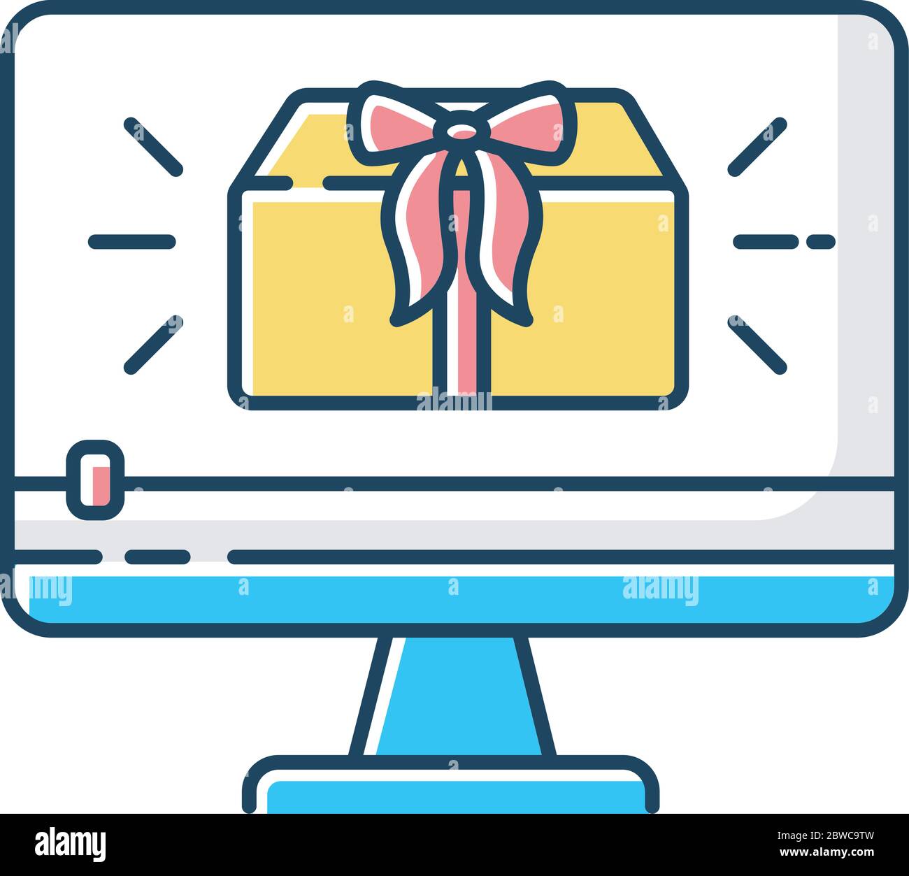Unboxing vector icon design hi-res stock photography and images - Alamy