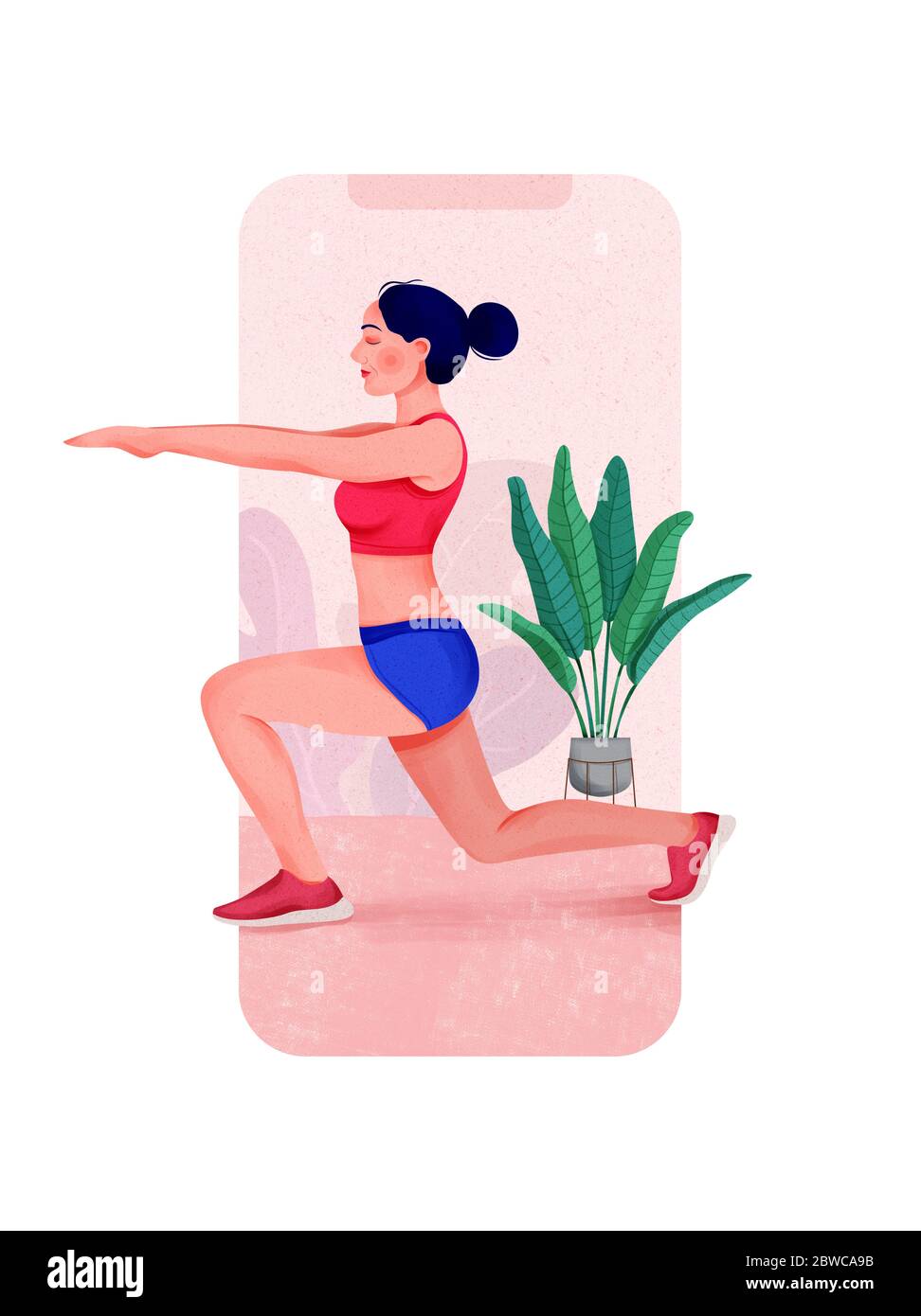 smart fitness. smart phone online exercise/yoga session at Home ...