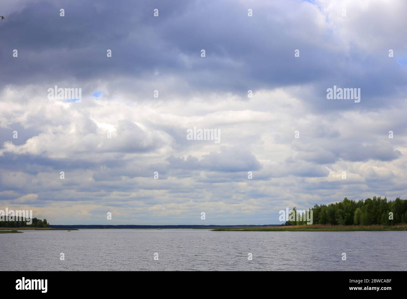 River in cloudy weather hi-res stock photography and images - Alamy