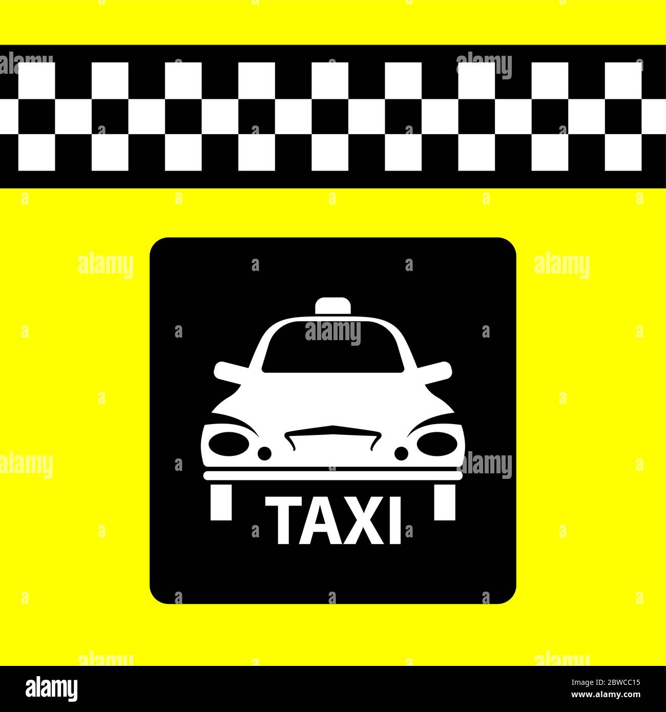 Taxi Icon Symbol Vector Illustration Stock Vector Image & Art - Alamy
