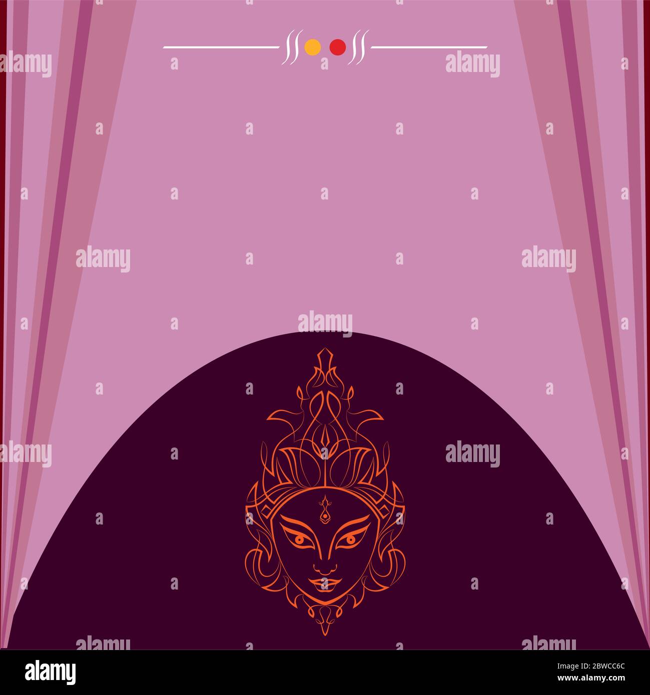 Durga Goddess of Power Vector Illustration Stock Vector Image & Art - Alamy