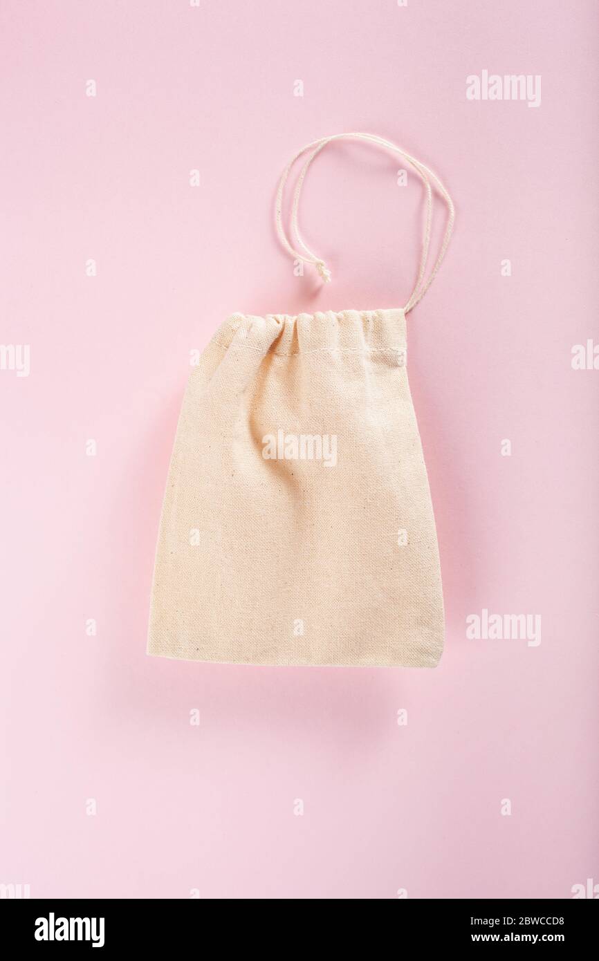 reusable cotton tea bag, eco zero waste concept Stock Photo - Alamy