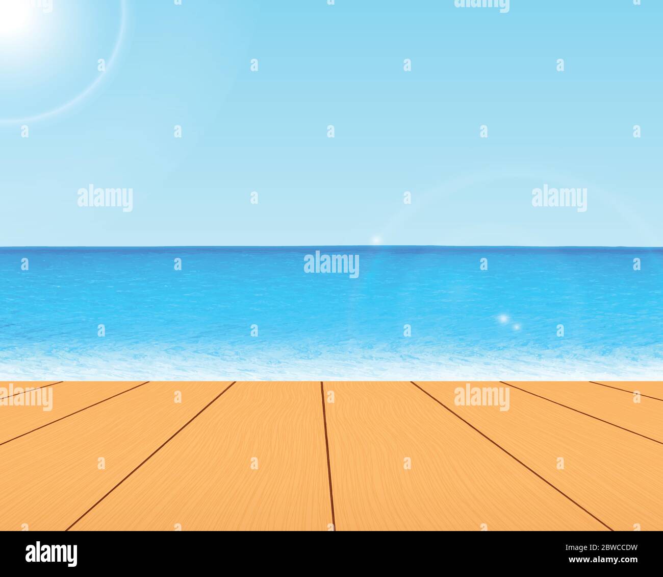 Sun lens flare on background Stock Vector Images - Alamy