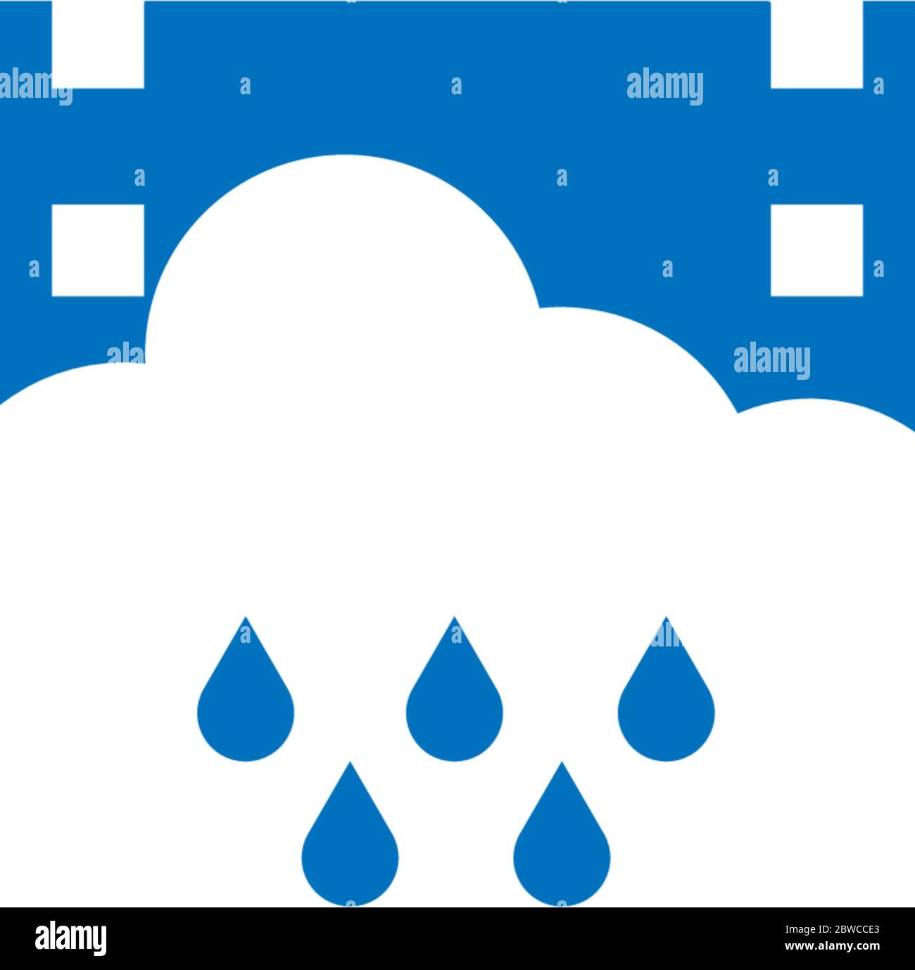 Rainy movie logo icon concept illustration Stock Vector Image & Art - Alamy