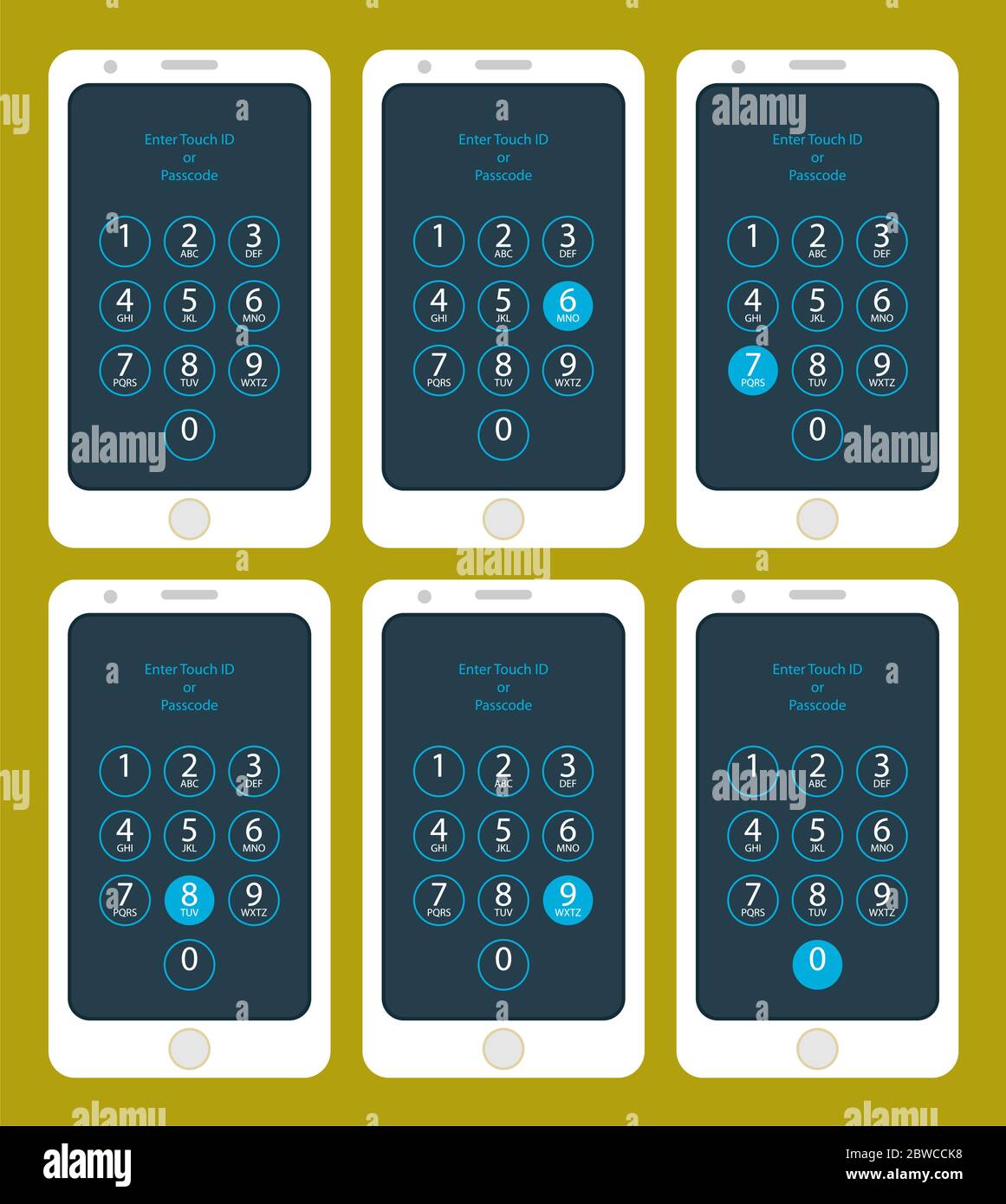 Zero to nine vector vectors hi-res stock photography and images - Alamy